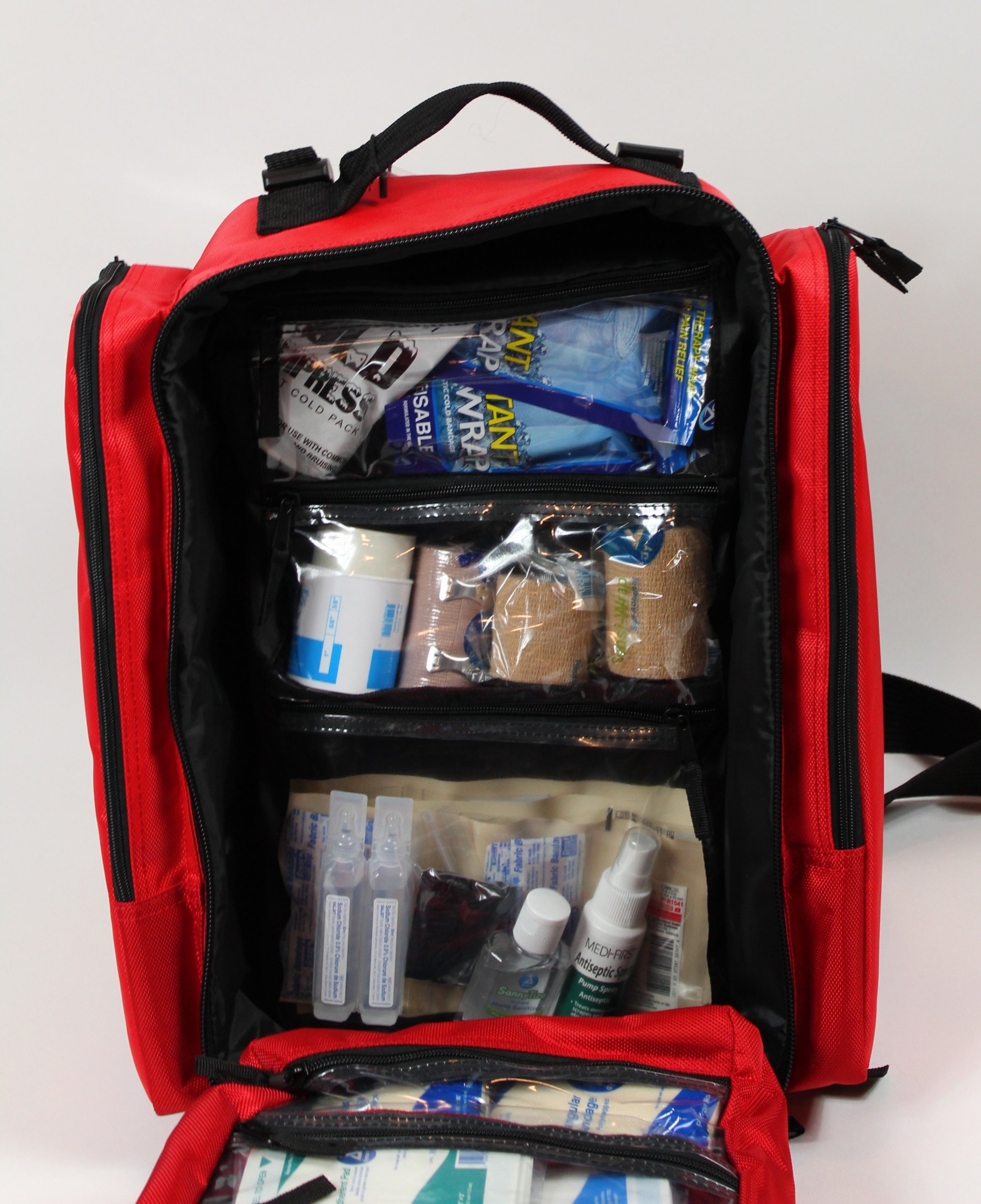 Trauma Backpack Best Seller - RED - TNT First Aid